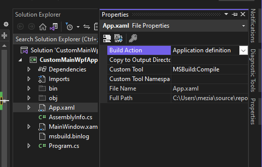 Creating A Custom Main Method In A Wpf Application Meziantous Blog 4993