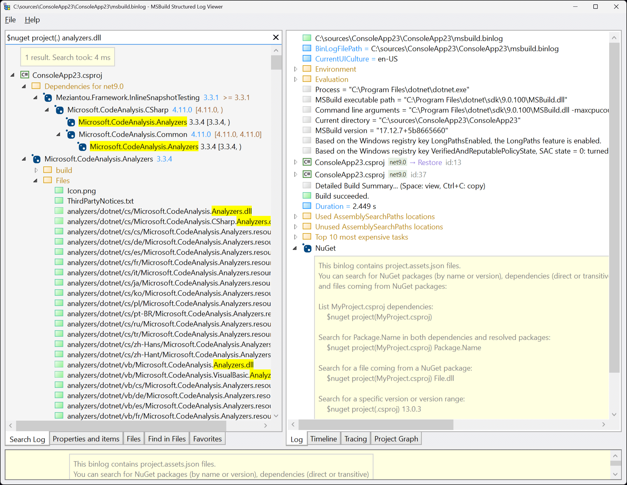 Using The Binary Log To Find The Source Of A Net Dependency