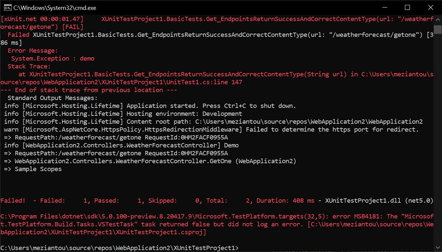 How To Get Aspnet Core Logs In The Output Of Xunit Tests Meziantous