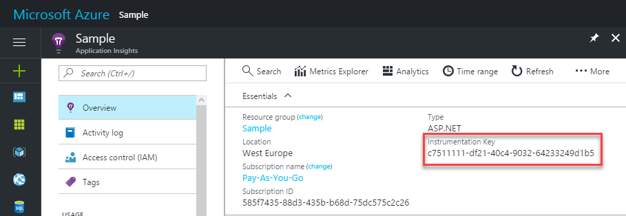 Use Application Insights In A Desktop Application Meziantous Blog