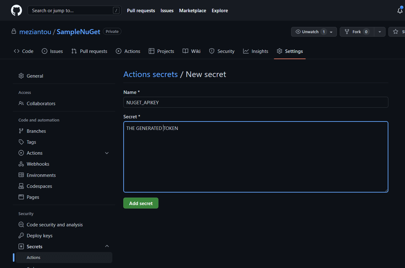 Publishing A Nuget Package Using Github And Github Actions Meziantou