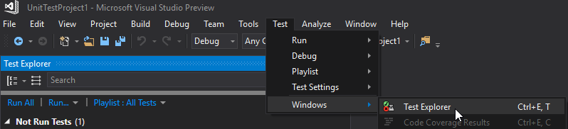 Mstest V2 Setup A Test Project And Run Tests Meziantous Blog 9144