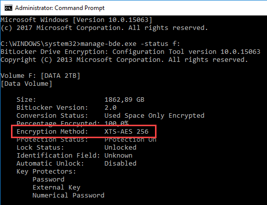 Enable Bitlocker Aes Xtx 256 Encryption Algorithm Meziantous Blog