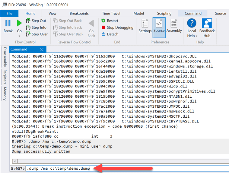 How To Generate A Dump File Of A Net Application Meziantous Blog 8281